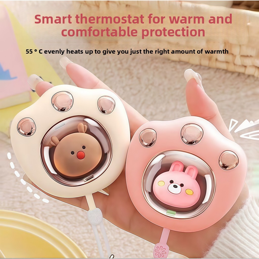 Electric Hand Warmer Cat Paw Hand Warmer Portable LED Heater ...