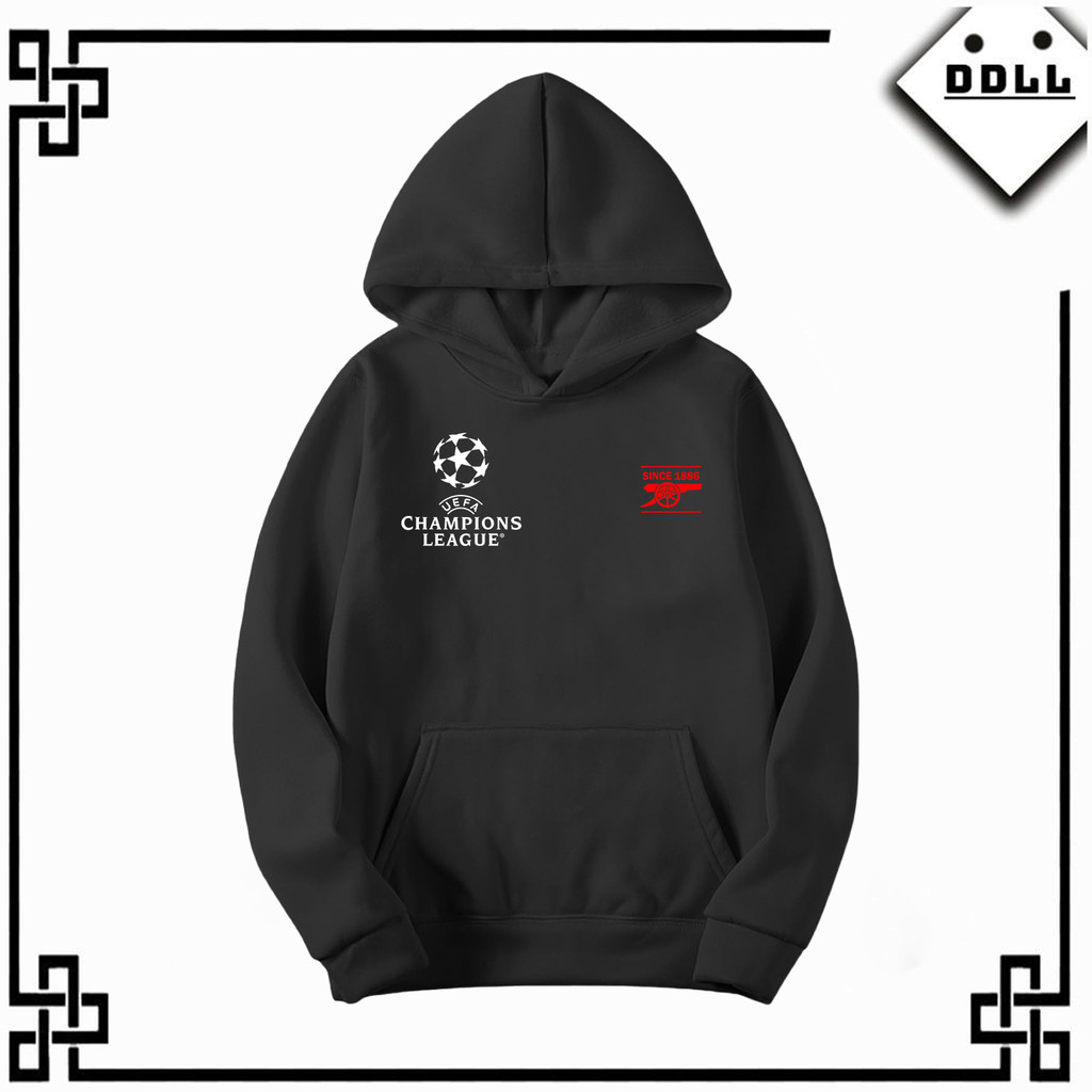 New Retro Arsenal Cannon Hoodie/Sweater Full Size Loose Football Kit ...