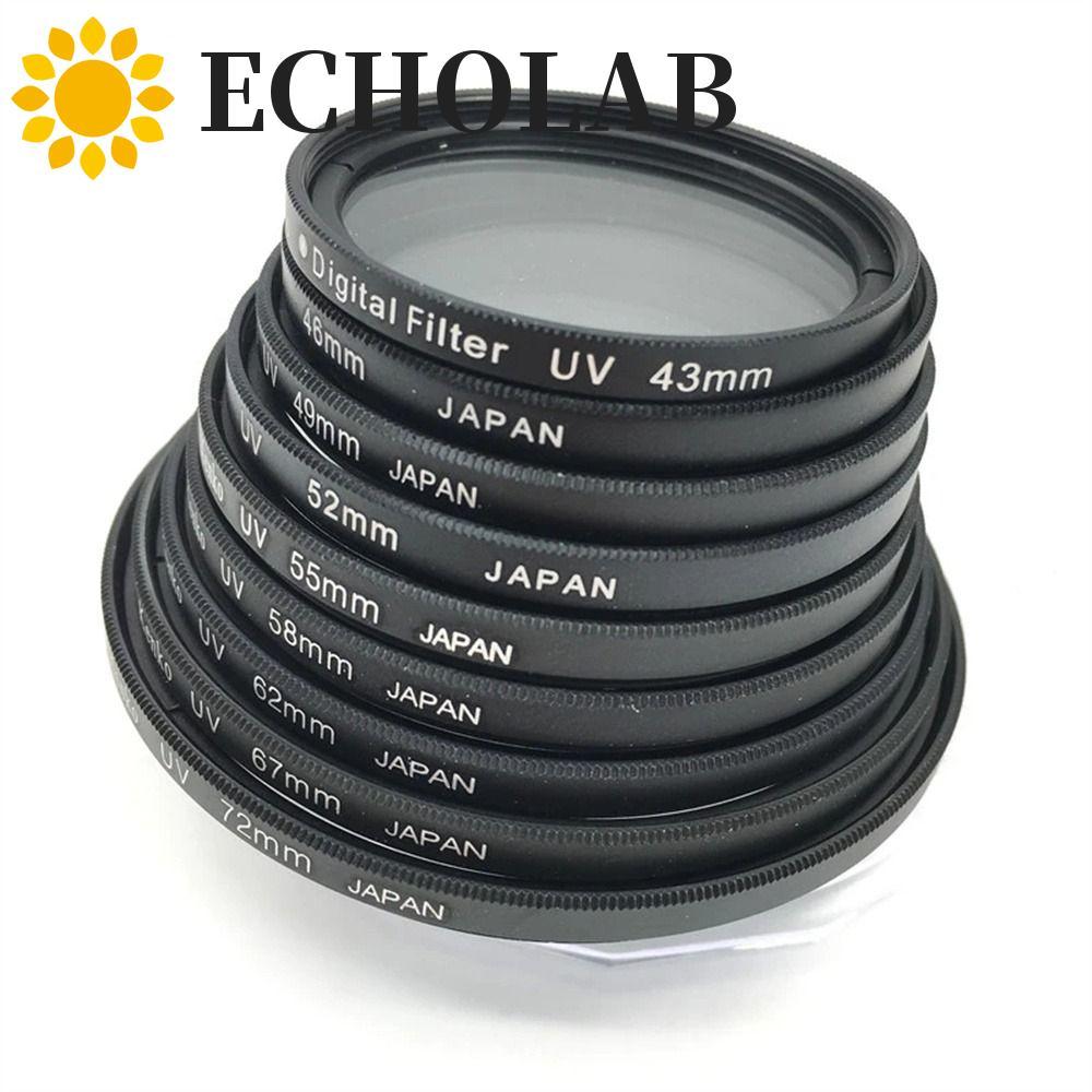 ECHOLAB UV Digital Filter, 72 77 82mm 52 55 58 62 67 UV Filter, SLR 37 ...