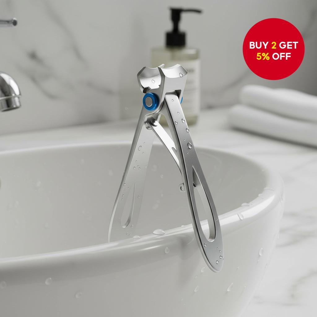 Sharp Flat Blade Nail Clippers – Large Open Design for Thick ...