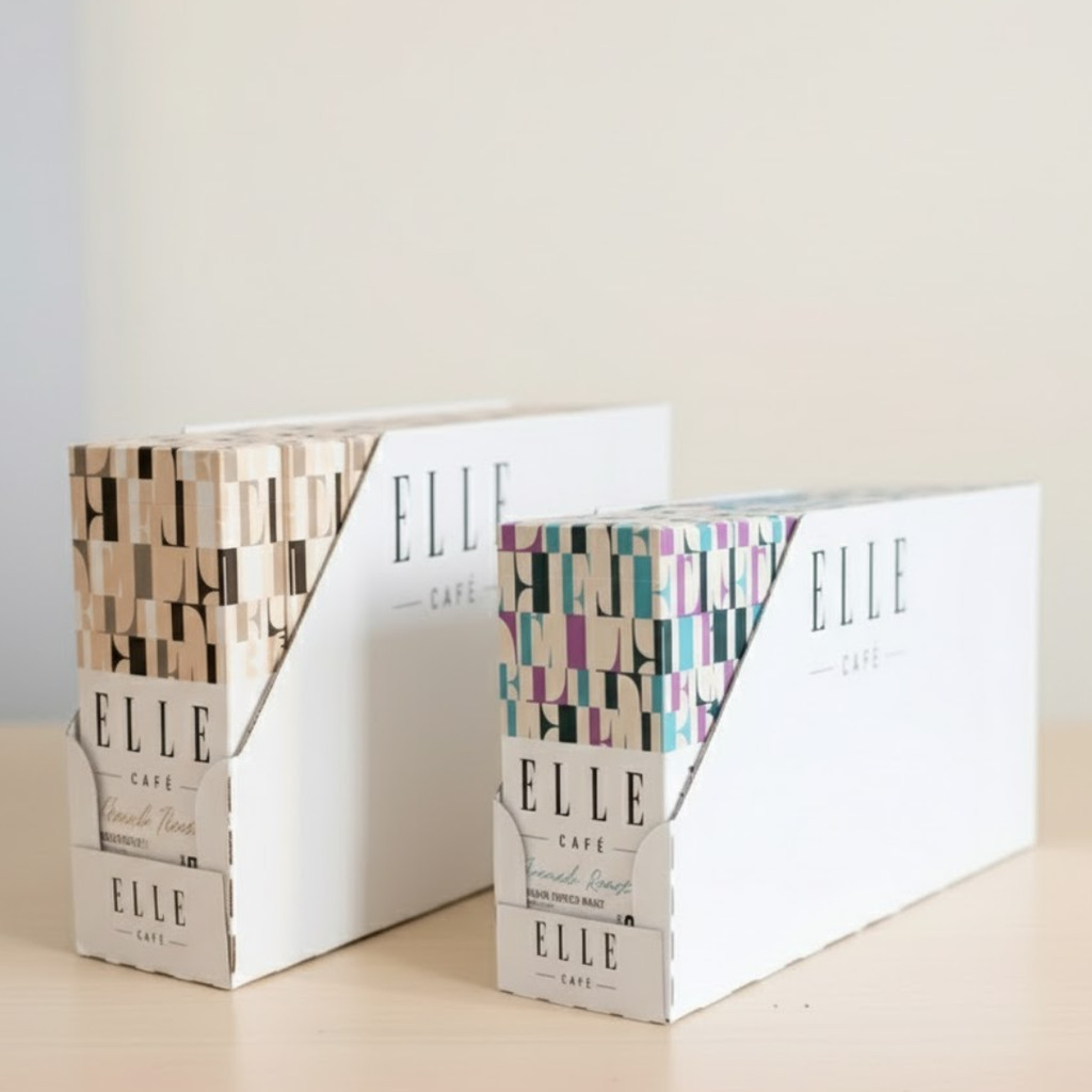 Box Of 10 Elle Coffee Aluminum Capsules 55g Compatible With Nespresso ...