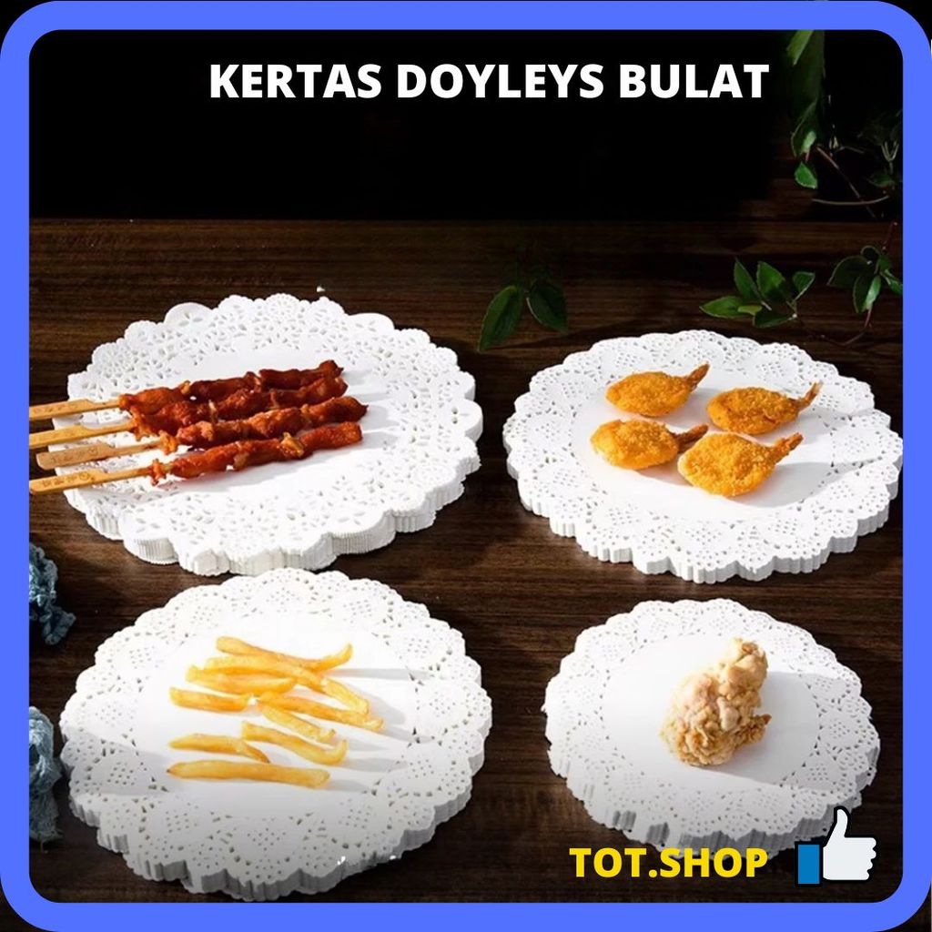 Paper Doyleys Doilis Paper Round White Lace Paper Cake Liner Bread Jar ...