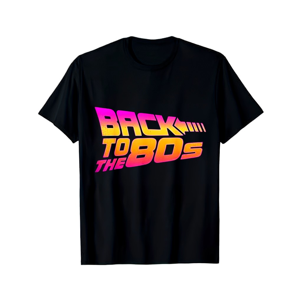 Men's 80s Retro Neon Back to the 80s T-Shirt - Vintage 80s Party Outfit ...