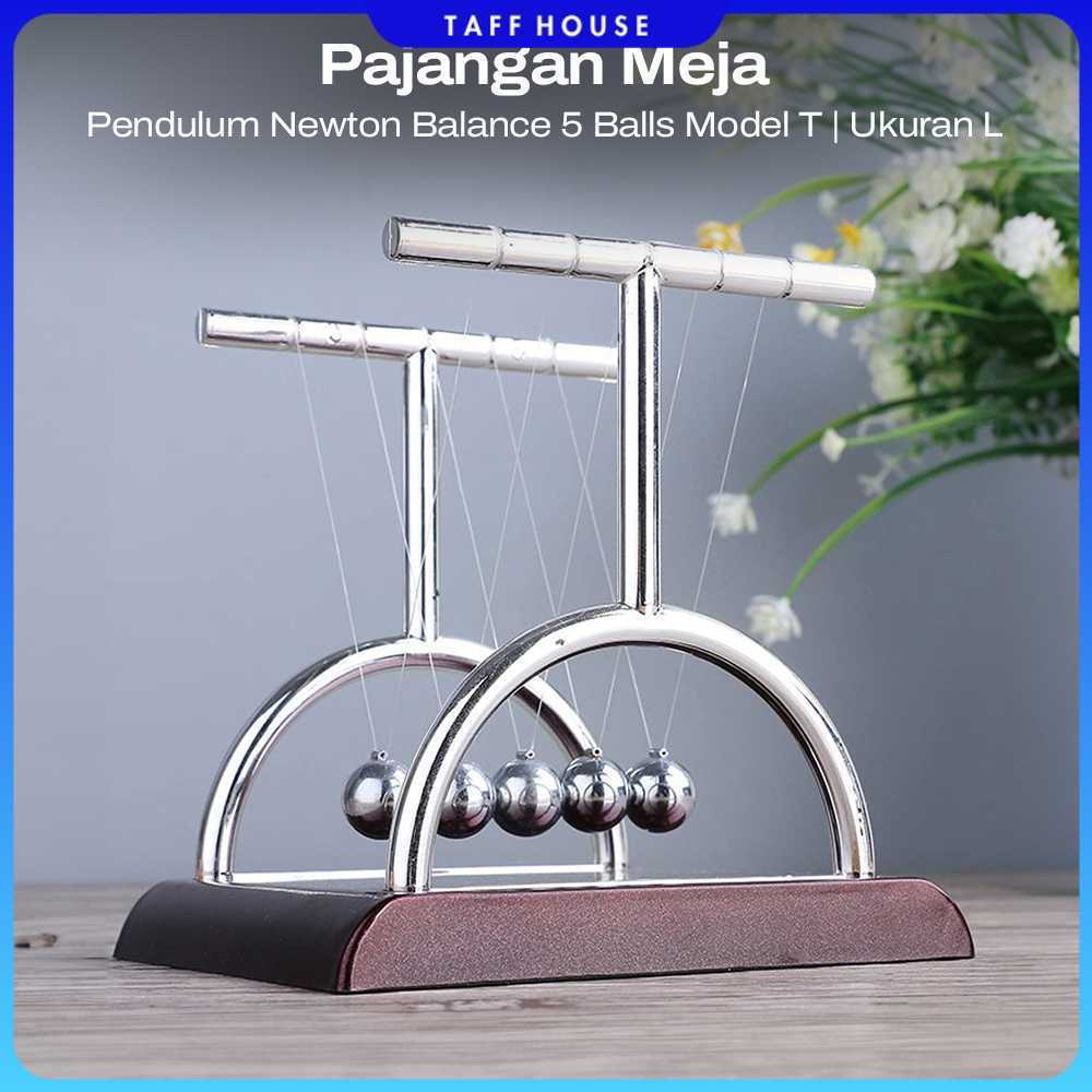 Newton Pendulum Table Display 5 Ball Balls Model T - LX013 | Shopee ...