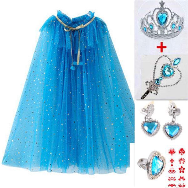 New Product Ready Stock Frozen Shawl Elsa Elsa Cloak Princess Shawl ...