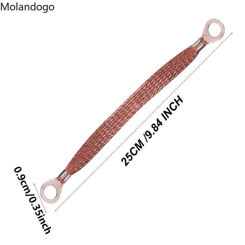 MOLANDOGO 3PCS Engine Braided Ground/Bonding Strap Protector Flexible ...