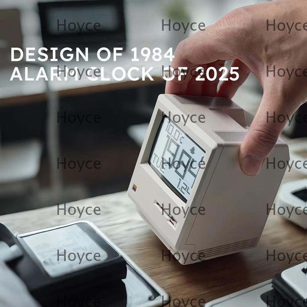 HOYCE Retro|Clock, Adjustable Brightness Calendar Pixel Alarm Clocks ...