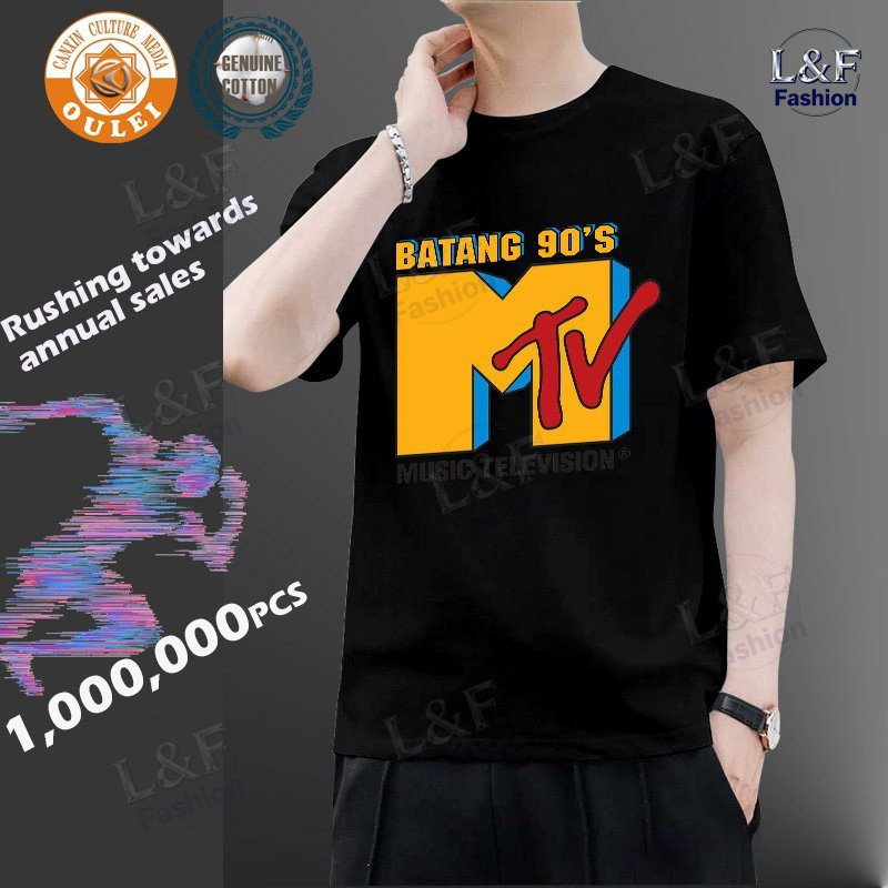 L&F Men's Tshirt Tee|90s MTV Retro|Batang 90's Pinoy|Nostalgic Graphic ...