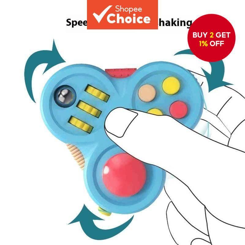 New Fidget Pad Toy - 1 Piece Hand Spinner with 11 Functions, Stress ...