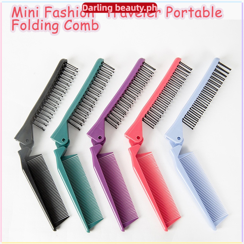 Portable Folding Comb Double Head Hair Comb Dedicated Braided Hairline ...