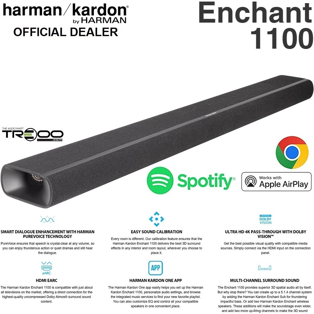 Harman Kardon Enchant 1100 MultiBeam Dolby Atmos DTS:X MultiRoom ...