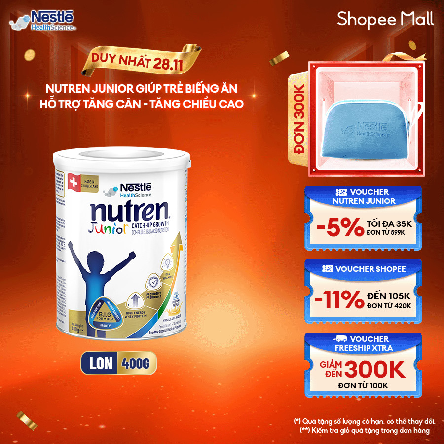 NESTLÉ NUTREN JUNIOR Swiss Milk Powder with BIG Formula to Support Baby ...