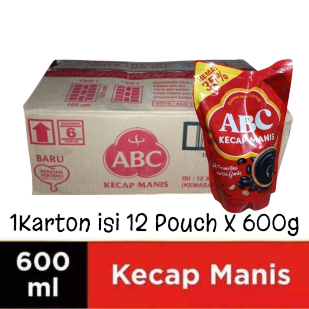 Abc Sweet Soy Sauce 600g (Carton Packaging) | Shopee Philippines