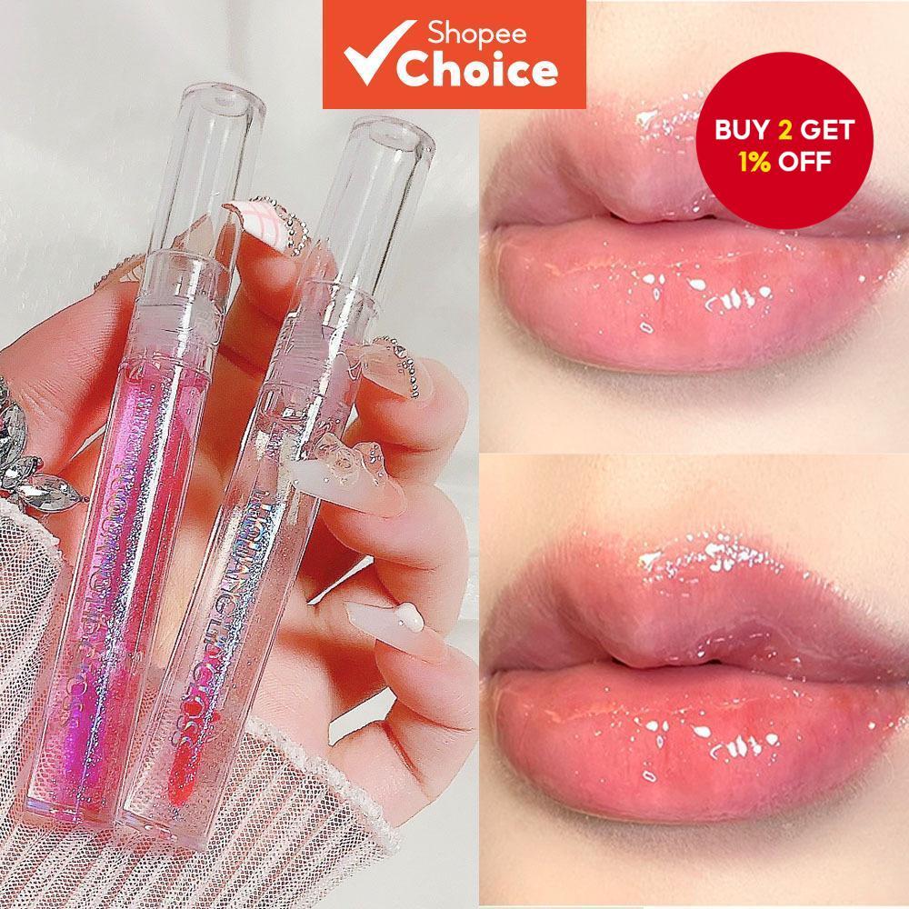 Kiss mophy Glass Lip Gloss Shimmering Hydrating Gloss | Shopee Philippines