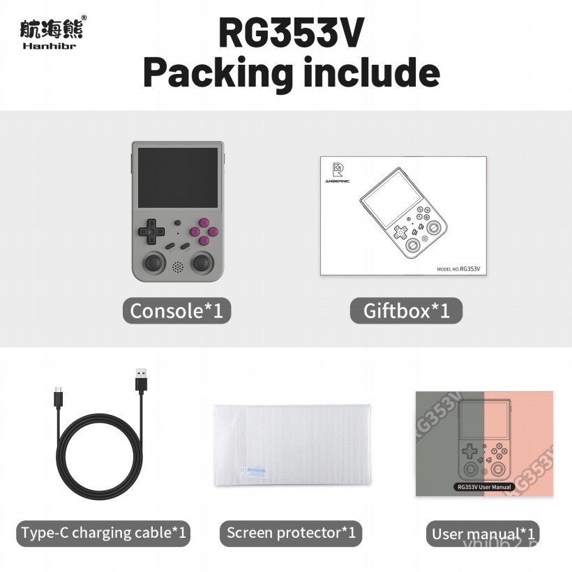 Open Source System Android Handheld Console RG353VSPS2Sailing Bear ...
