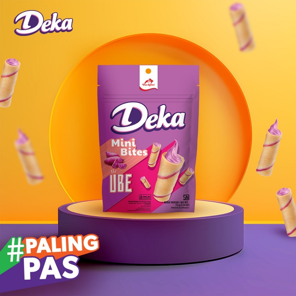 DEKA Wafer Mini Bites - Ube 72g - contents 2 Pcs | Shopee Philippines