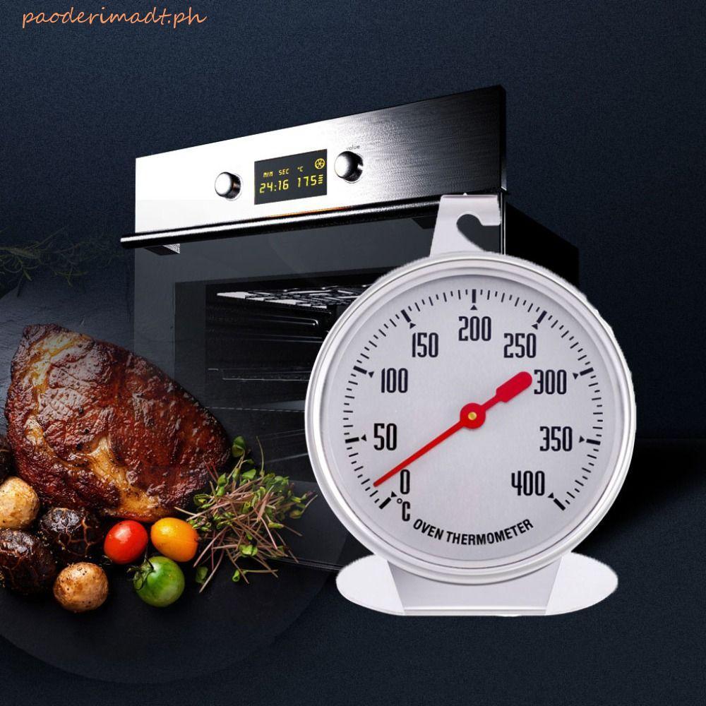 PAODERIMA Oven Thermometer, Stainless Steel with Hook Temperature Gauge ...