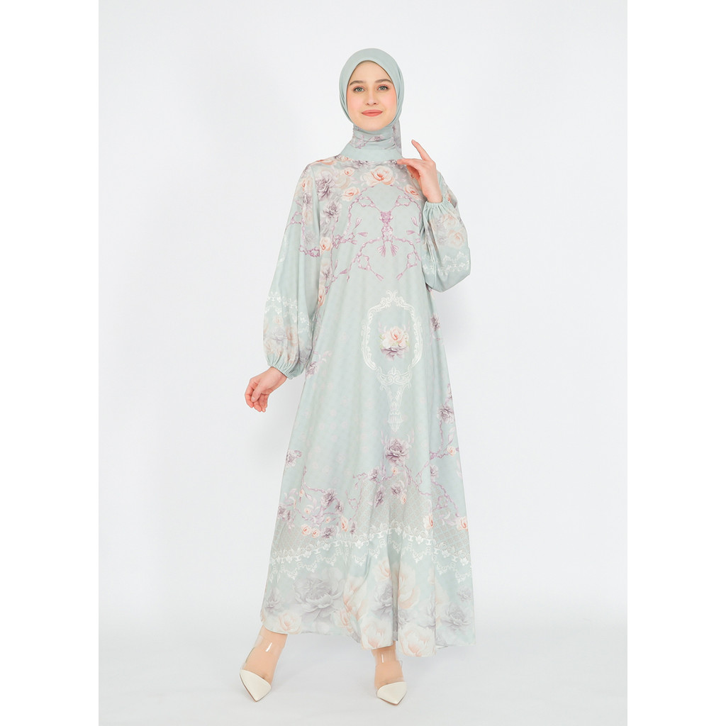 Mimamim Hijab - Zahra Style Korean Hijab Dress Set with Premium Marbela ...