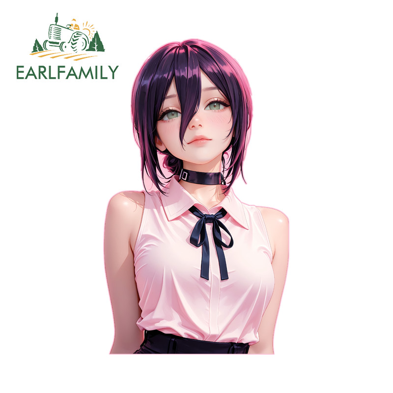 EARLFAMILY Chainsaw Man Reze Car Sticker Cute Occlusion Scratch ...