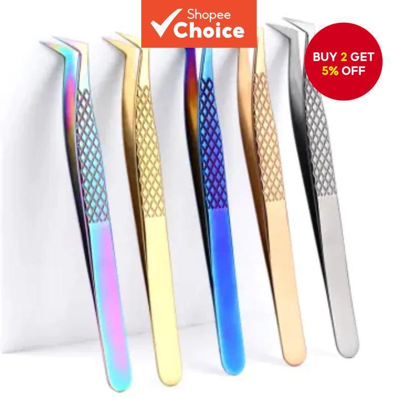 Precision Eyelash Tweezers, 7-Character Fish Pattern Eagle Beak , High ...