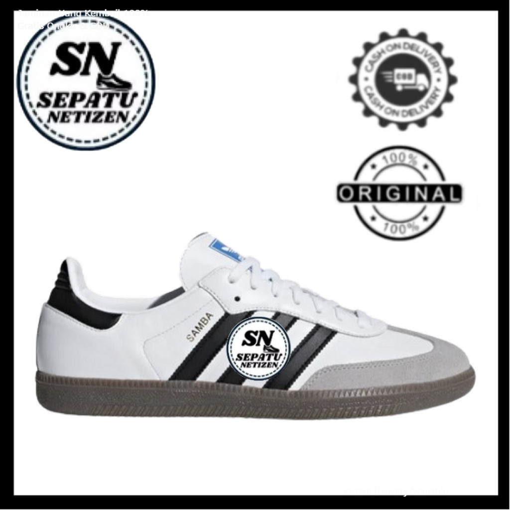 【SN】 Sam*a OG Originals Cloud White Core Black Shoes | Shopee Philippines