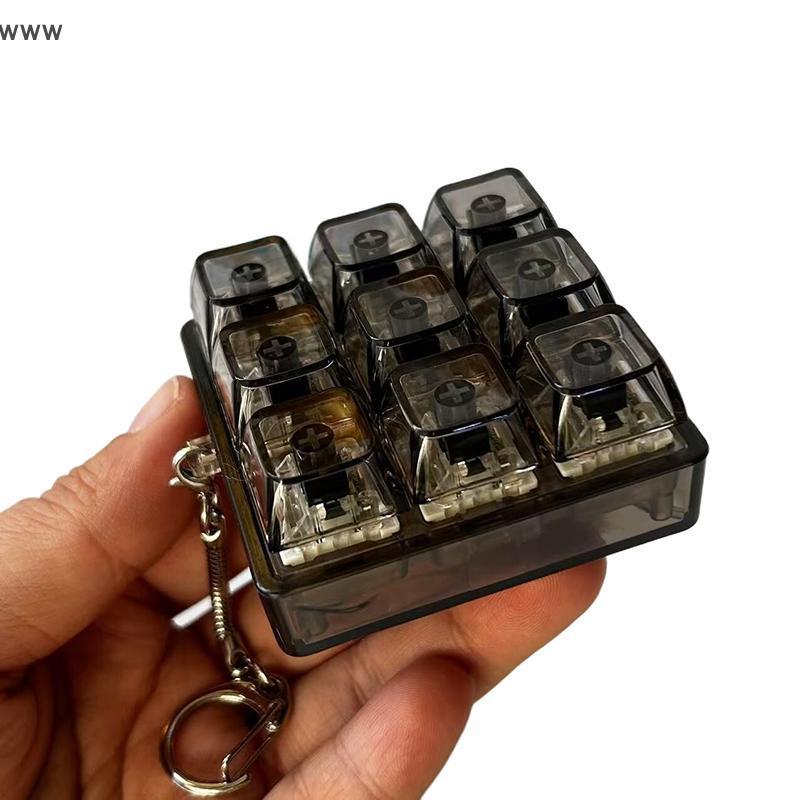 COD 4/9 Keys Mechanical Keyboard Axis Tester LED Keyboard Key Toy new ...