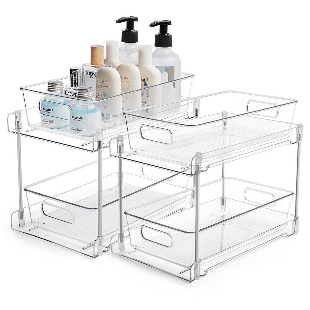 Under Sink Cosmetics Cross-Border Storage Box Storage Rack Pull-Out ...