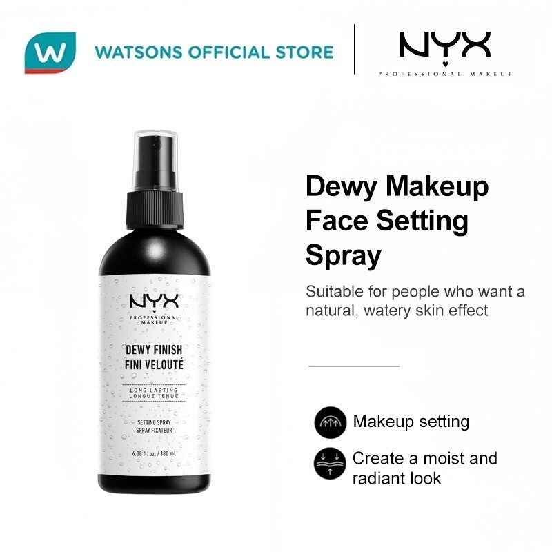NYX Dewy Finish Long Lasting Setting Spray 60ml | Shopee Philippines