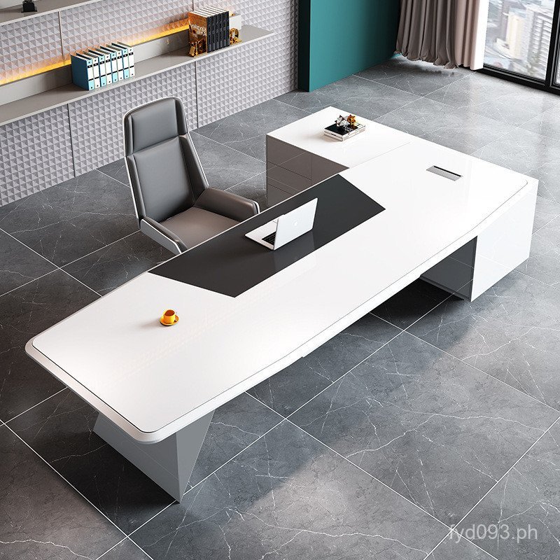 President Desk and Chair Set Simple General Manager Executive Desk ...