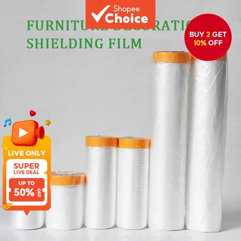 Portable Foldable Protective Film – 20m Plastic Dust Cover for Oil ...