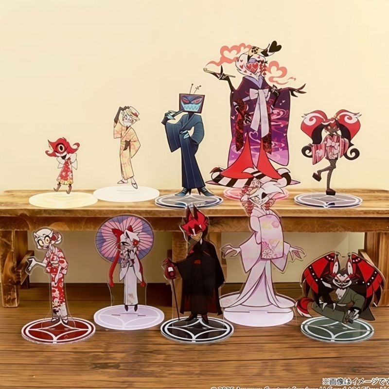 Hazbin Hotel Mini Acrylic Stand Cute Desk Display Figure Anime Gift ...