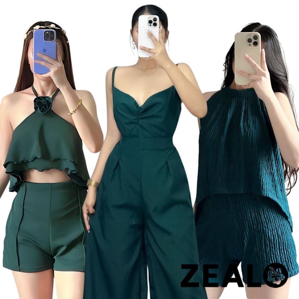 ZEALO Emerald Green Terno Coordinates Coords Set Color of the Year 2025 ...