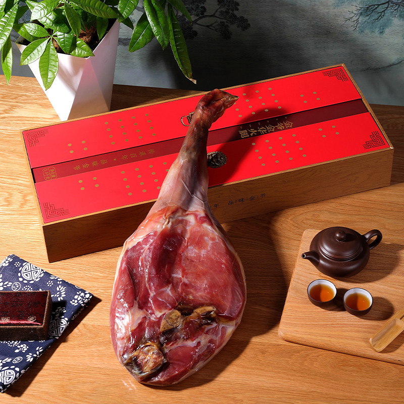 Jinhua Ham Gift Box Whole Leg Sliced Large Gift Pack Zhejiang Specialty ...