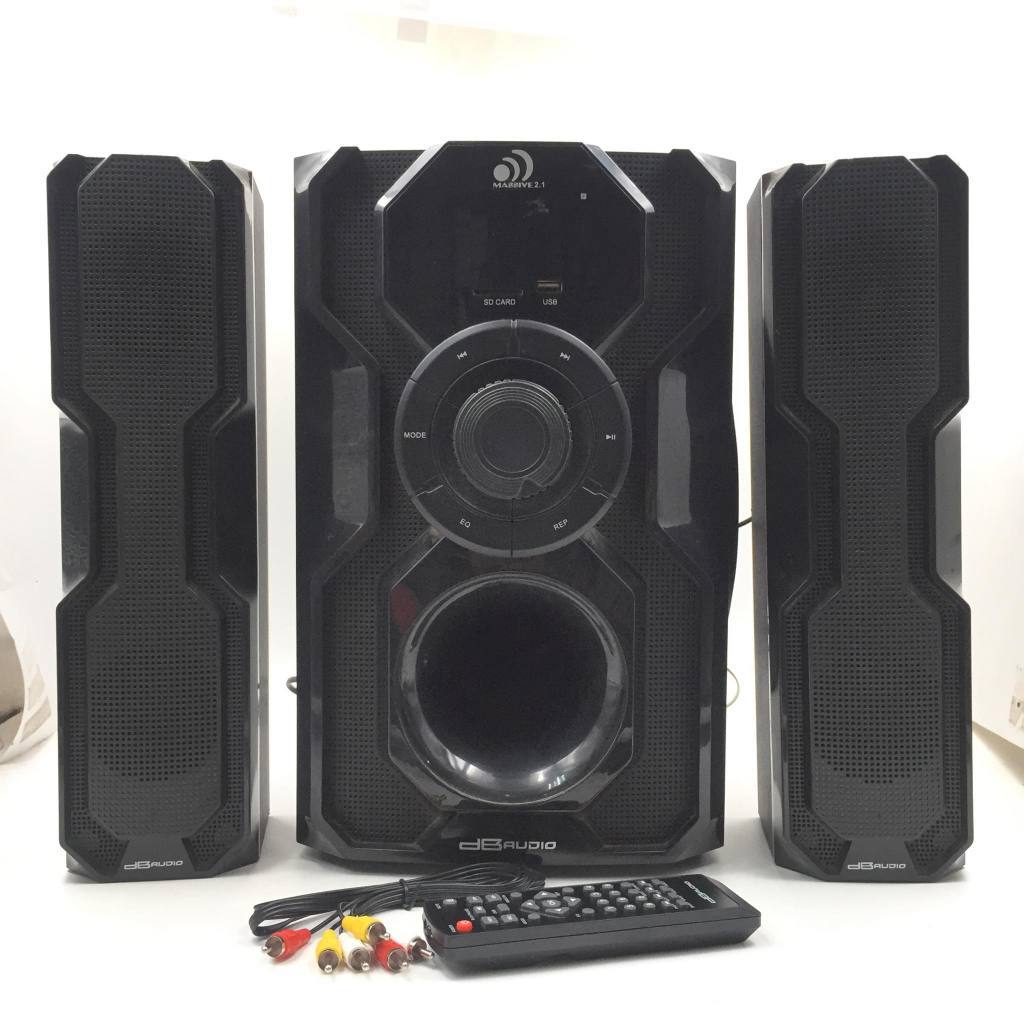 MEO DbAudio Massive 2.1 200W+50W x2 2.1 Channel Multimedia Active ...