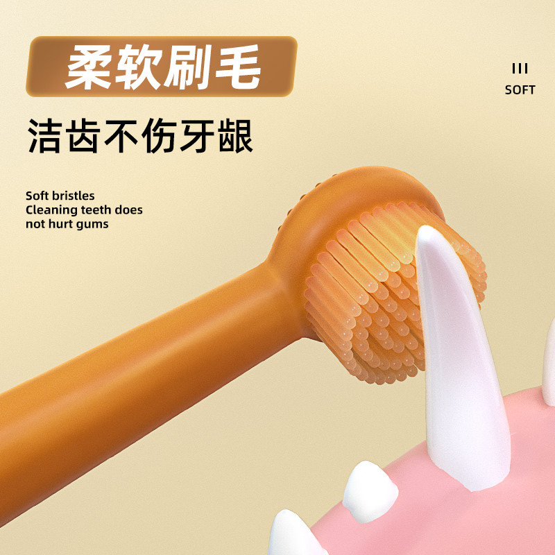 New Style Pet Nano Silver Toothbrush Toothpaste Set Silicone Does Not ...