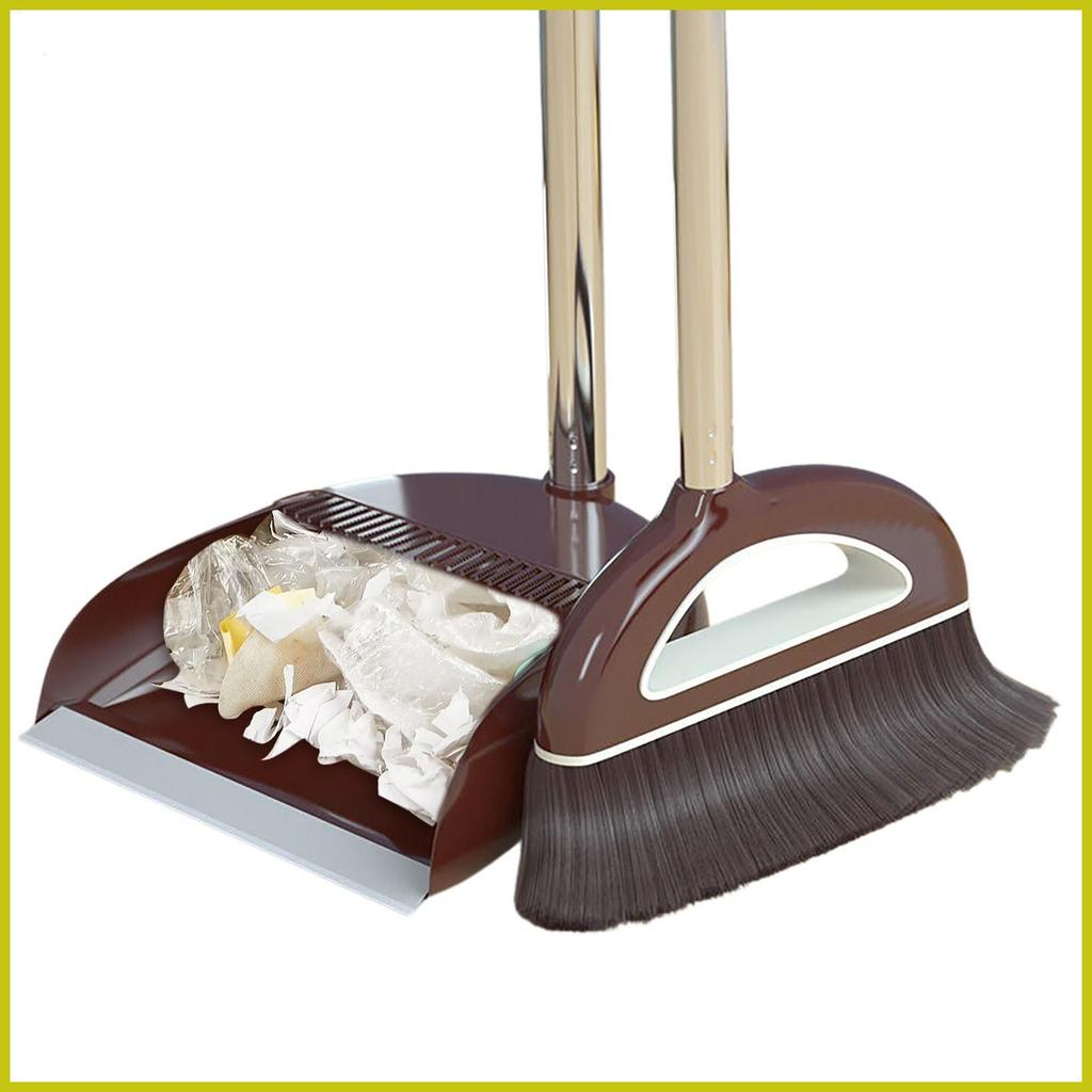 Broom Set Space Saving Duster Gadgets Kitchen Broom And Dustpan Set for ...