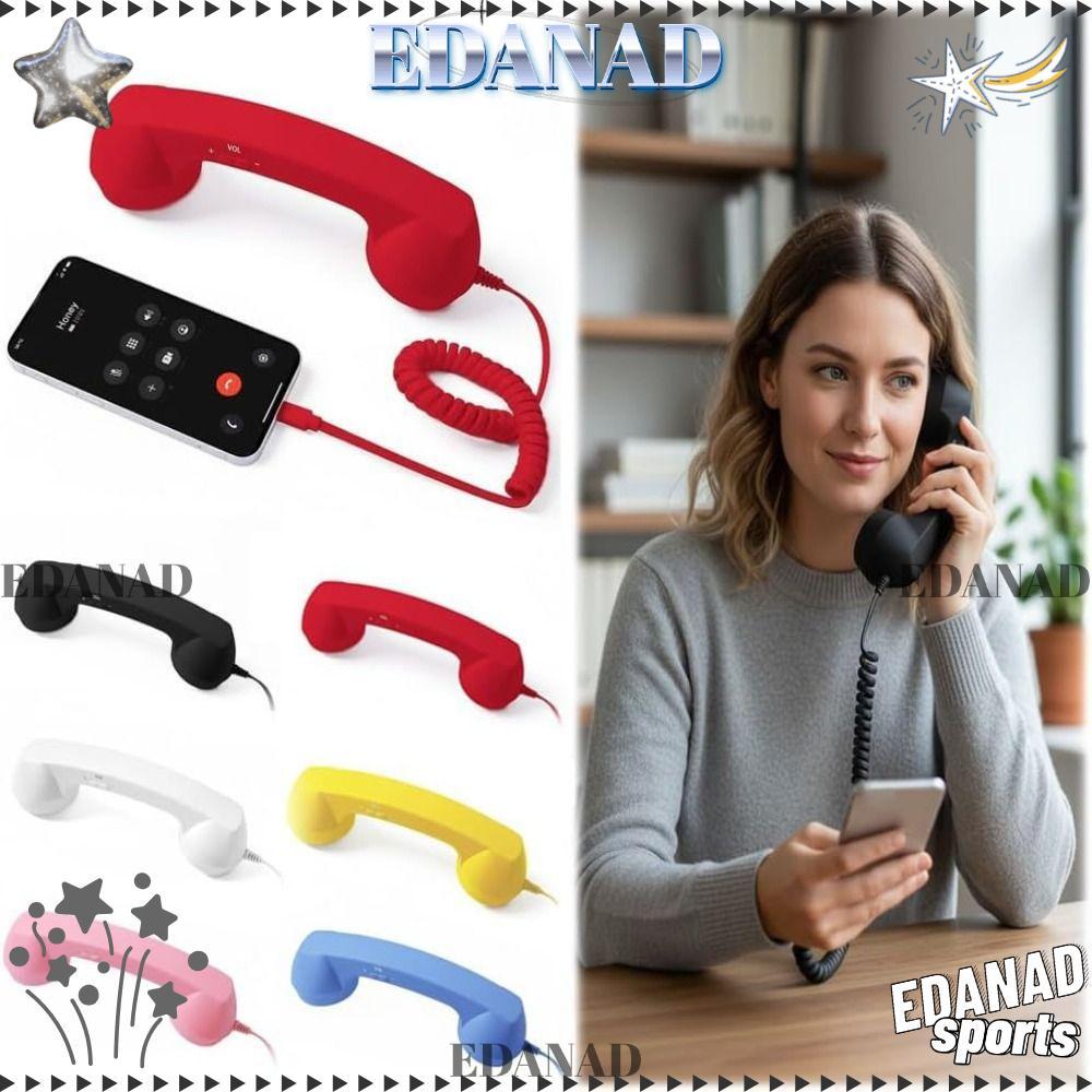 EDANAD Phone Handset, with Microphone Telephone Style Landline Handle ...
