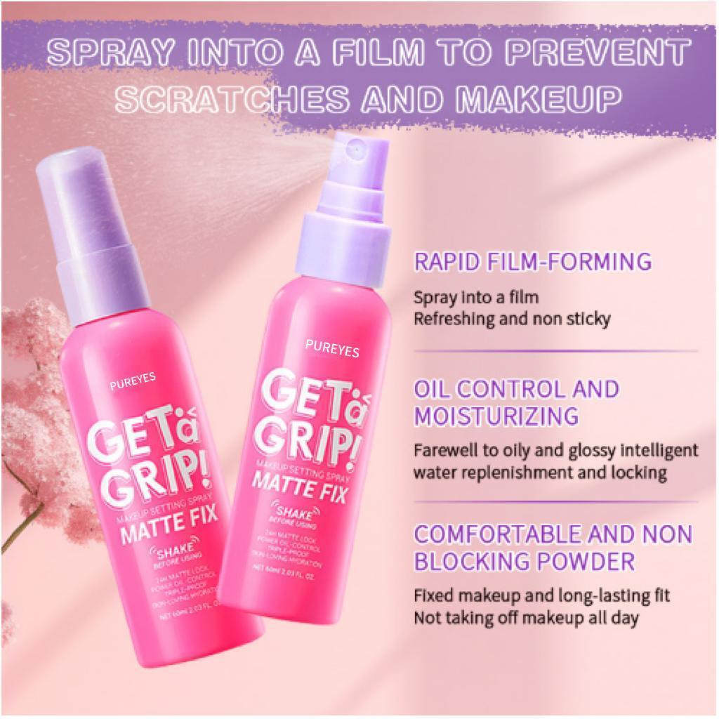 Makeup Setting Spray Matte Fix 60ml Long Lasting Oil Skin | Shopee ...
