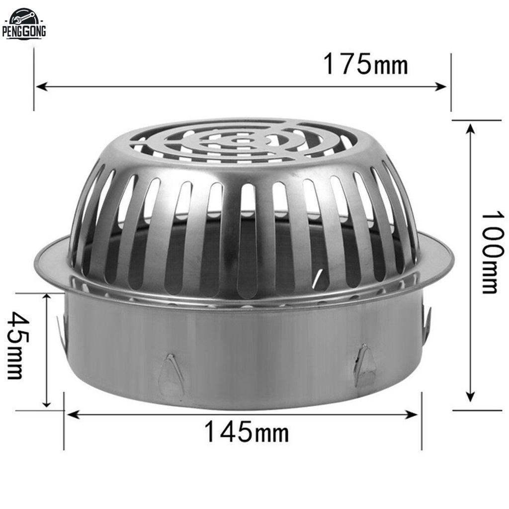 COD-304 Stainless Steel Roof Floor Drain Leaf Trap Floor Drain Leaf ...