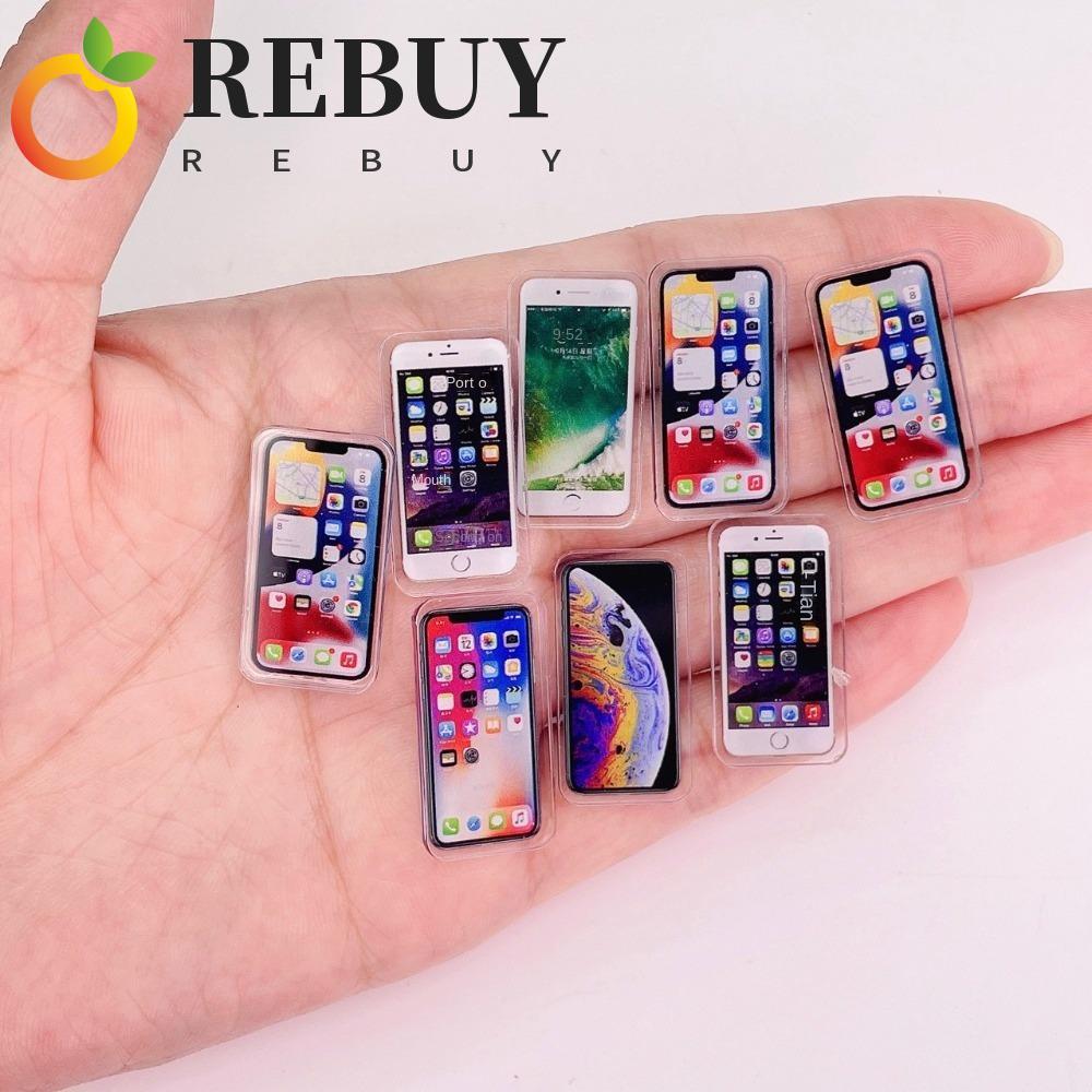 REBUY 1:12 Miniature Phone, Decoration 1:12 Dollhouse Mobile Phone ...