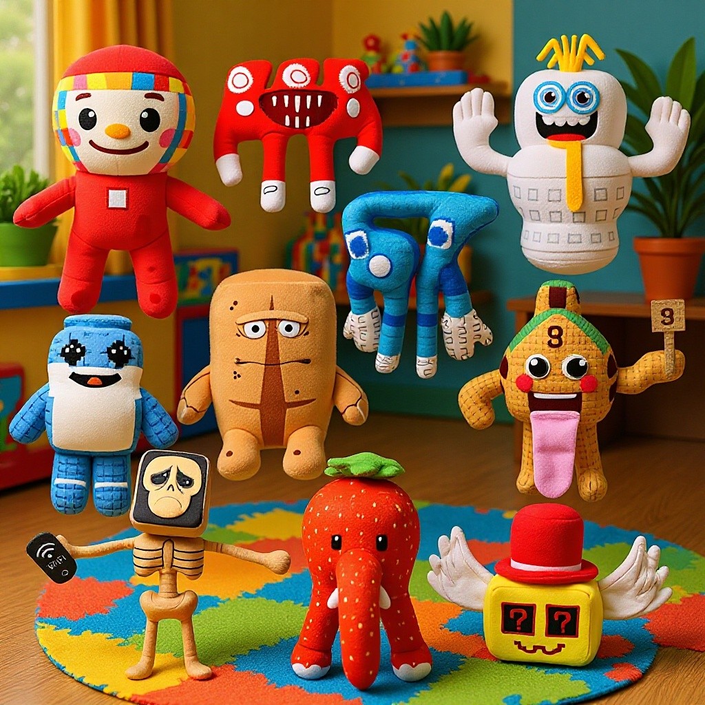 Roblox Series Soft Plush Keychain Characters From STEAL A BRAINROT A ...