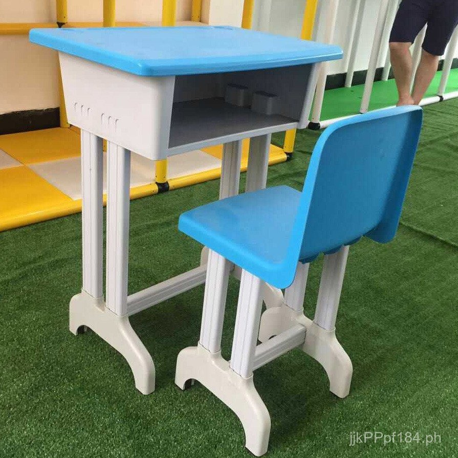 School Plastic Steel Double Desk Chair Single Kindergarten Primary and ...