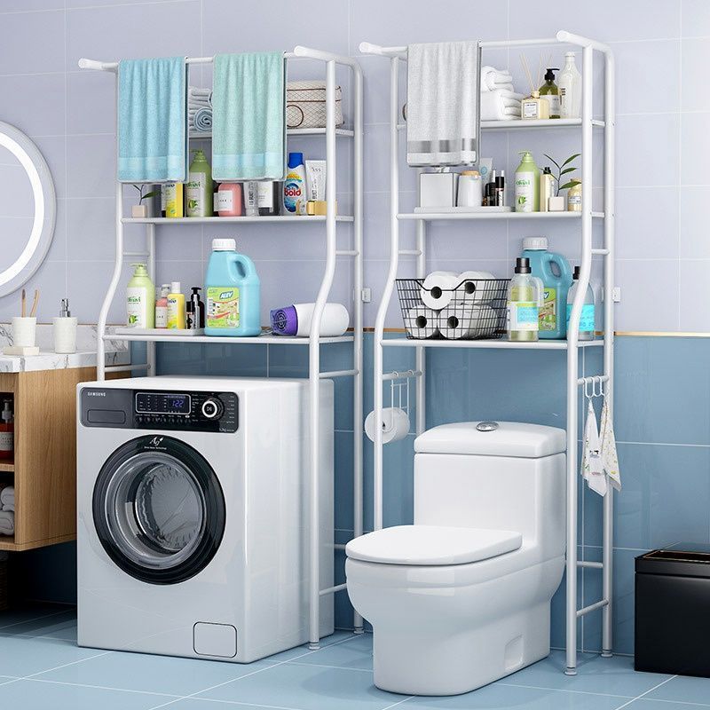 Washing Machine Toilet Over Shelf Toilet Washroom Bathroom Floor-Free ...