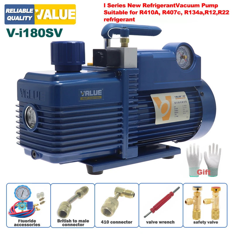 VALUE V-i180SV 7.0CFM Vacuum Machine for Cooling Home Air Conditioner ...