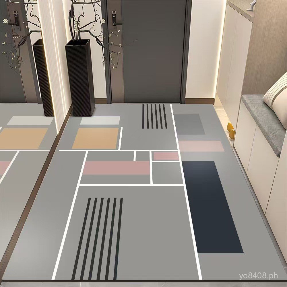 Carpet Modern Simple Floor Mat Entry Door Easy Care Entrance Doorway ...