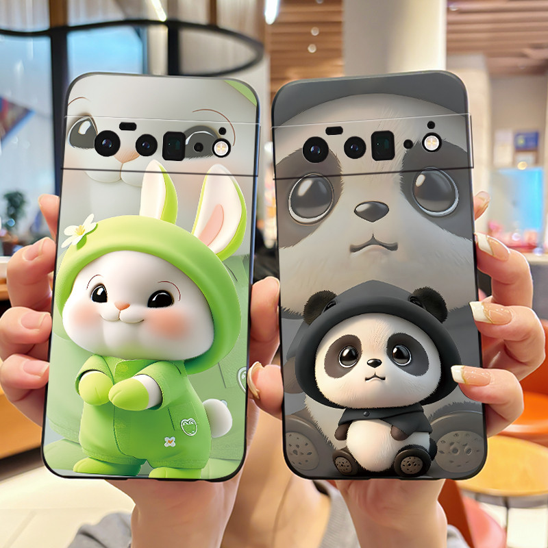 Phone Case For Google Pixel 6 Pro Soft Silicone Black Case Romantic ...
