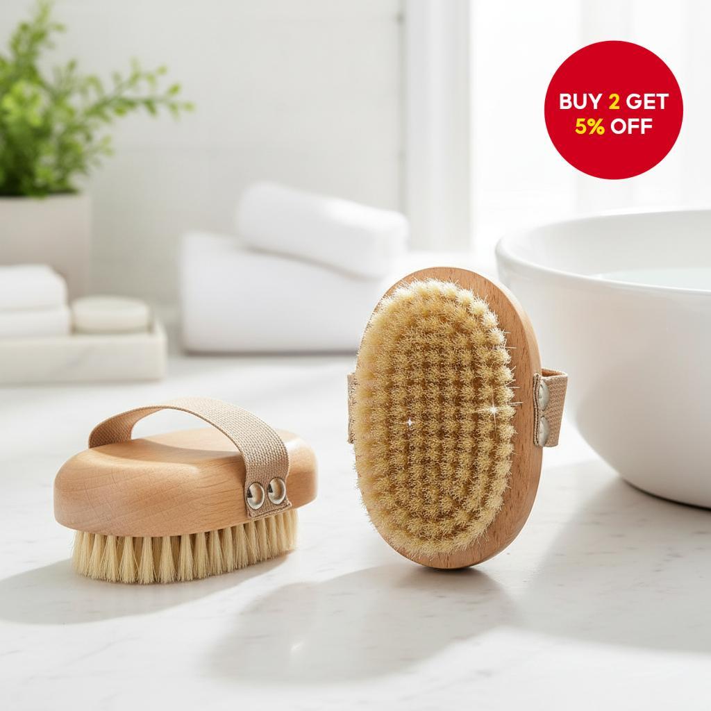 Back Dry Brushing Tool Removes Dead Skin Cells, Supports Safe and ...