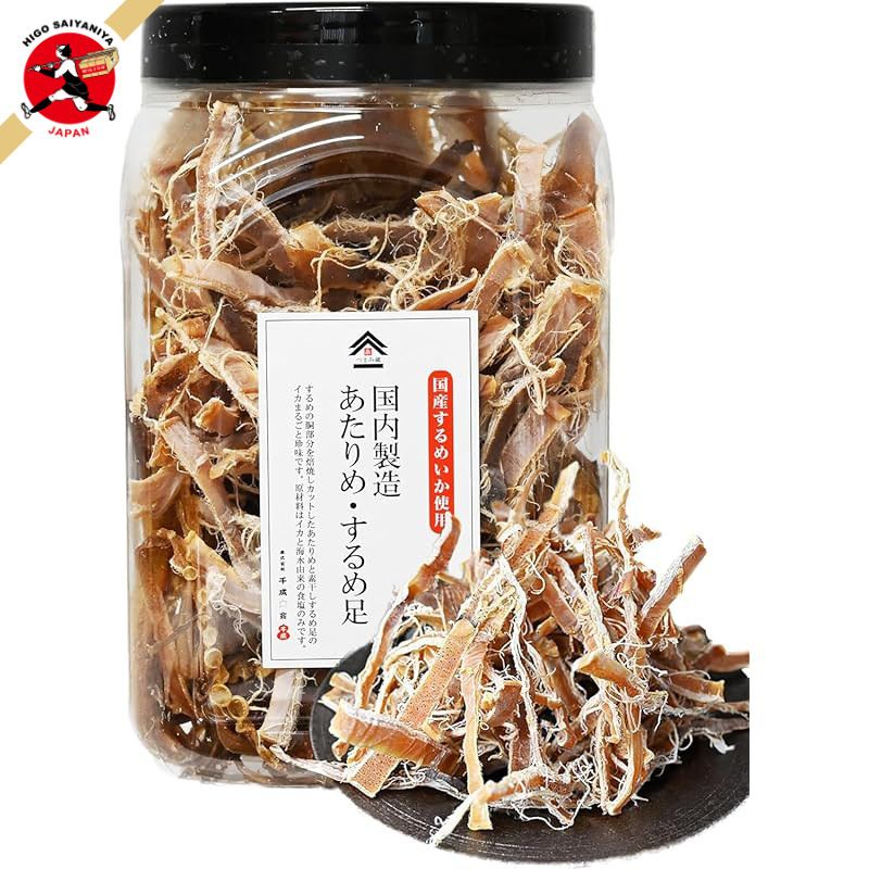 Dried Squid Snack - Premium Japanese Surume Jerky, Additive-Free, Bulk ...