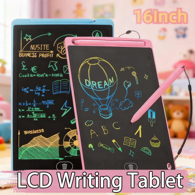 12/16/8.5" LCD Writing Tablet For Kids colorful Writing Board Digital ...