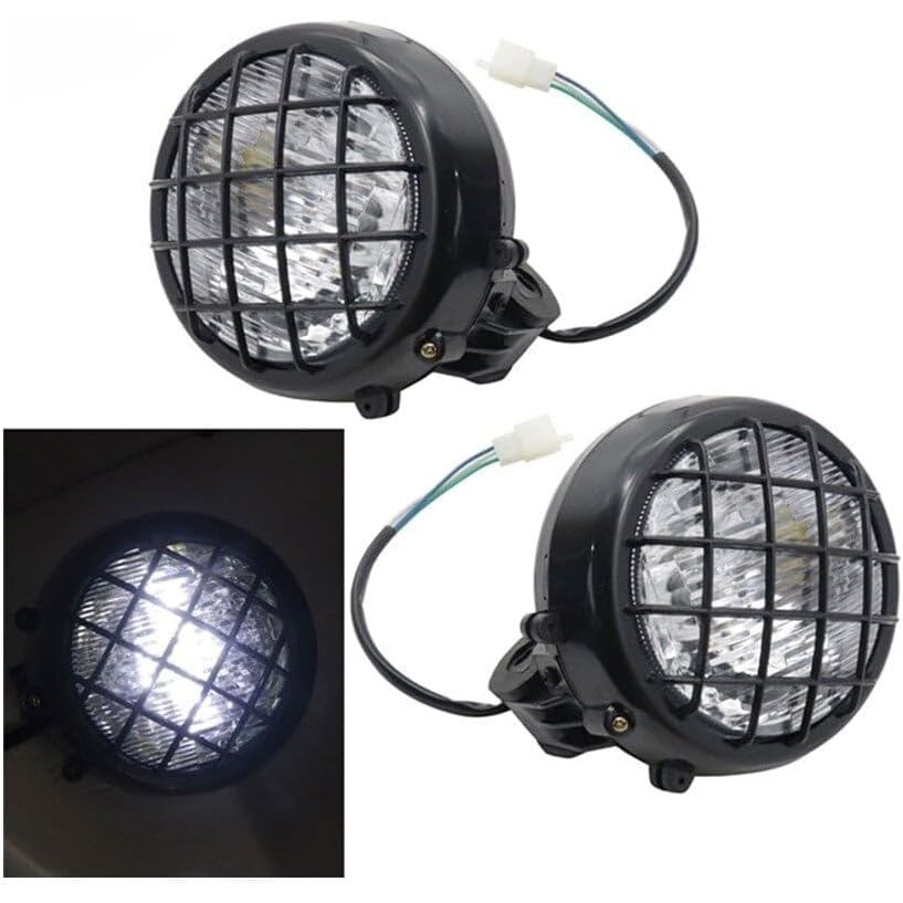 Motorcycle LED Headlight for Yamaha Warrior Wolverine Big Bear Kodiak ...